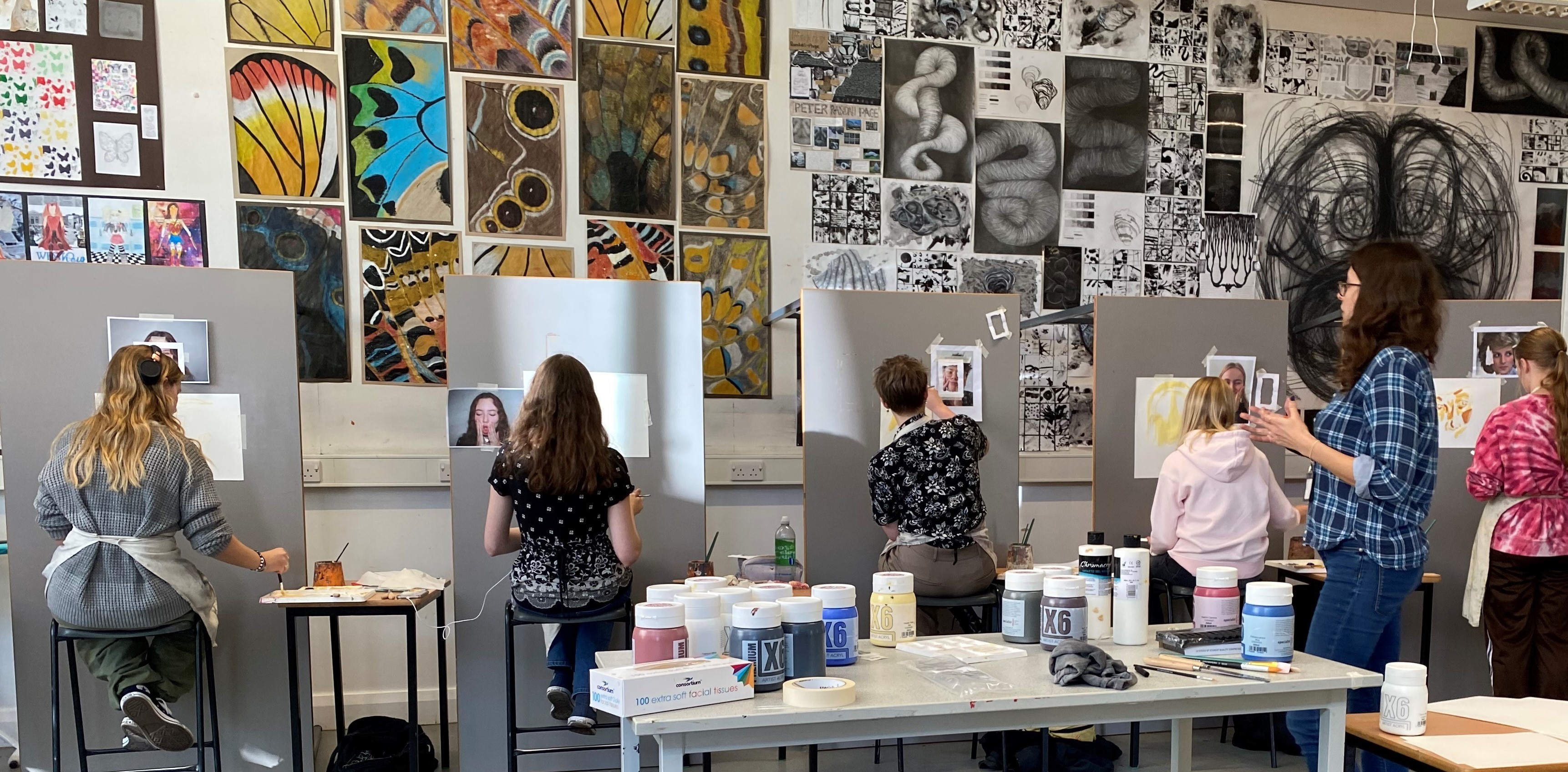 TAS Kington Langley and Successful Bespoke Painting Workshop with Alice ...